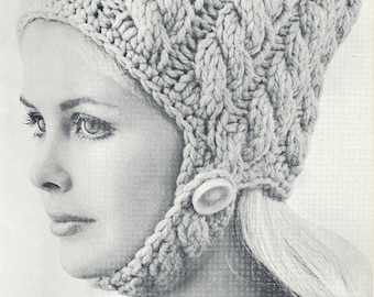 Knit Helmet Hat Pattern - Etsy
