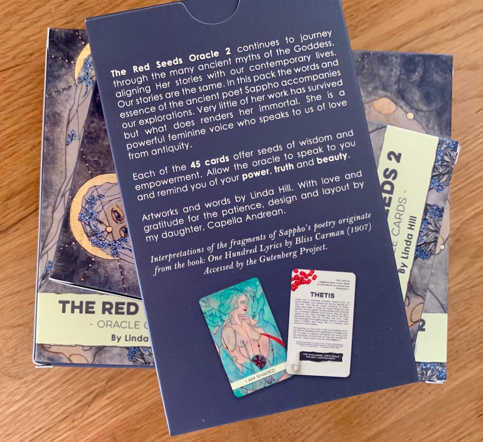 The RED SEEDS 2 ORACLE Cards a Journey Through the Many | Etsy