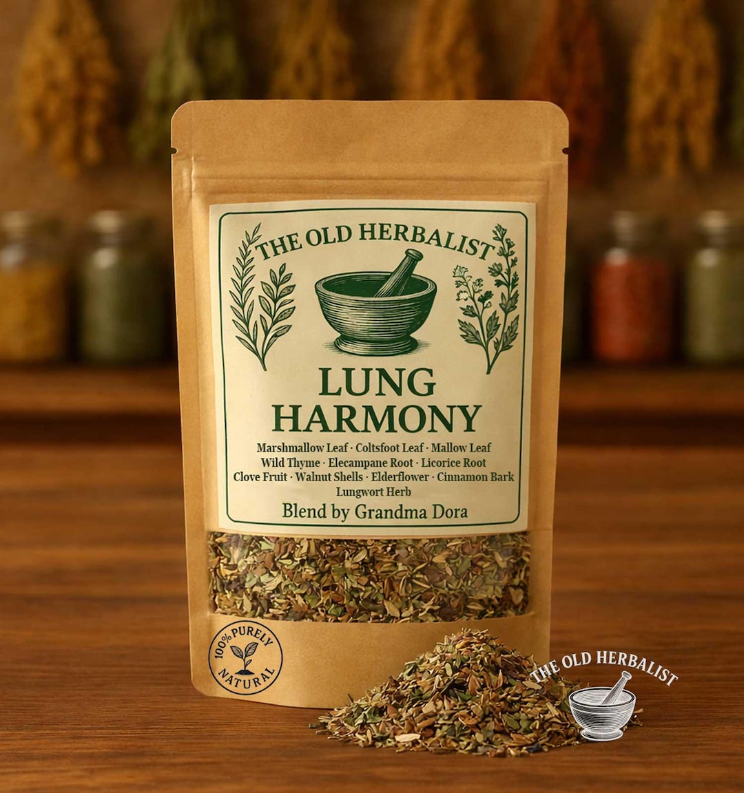 Herbal Lung Tea Blend | Lung Harmony | Loose Leaf Mix - Etsy