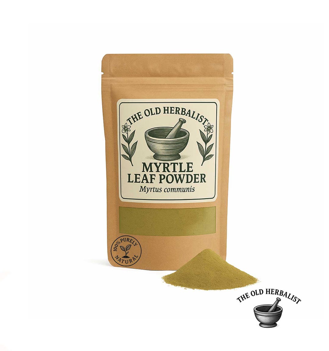 Myrtle Leaf Powder | Myrtus Communis | Loose Leaf Herbal Tea & Culinary ...