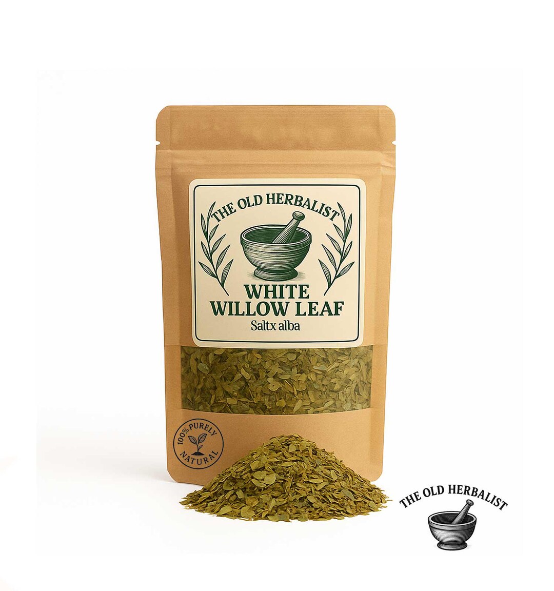 White Willow Leaf | Salix Alba | Dried Herb | White Willow Bark Tea ...