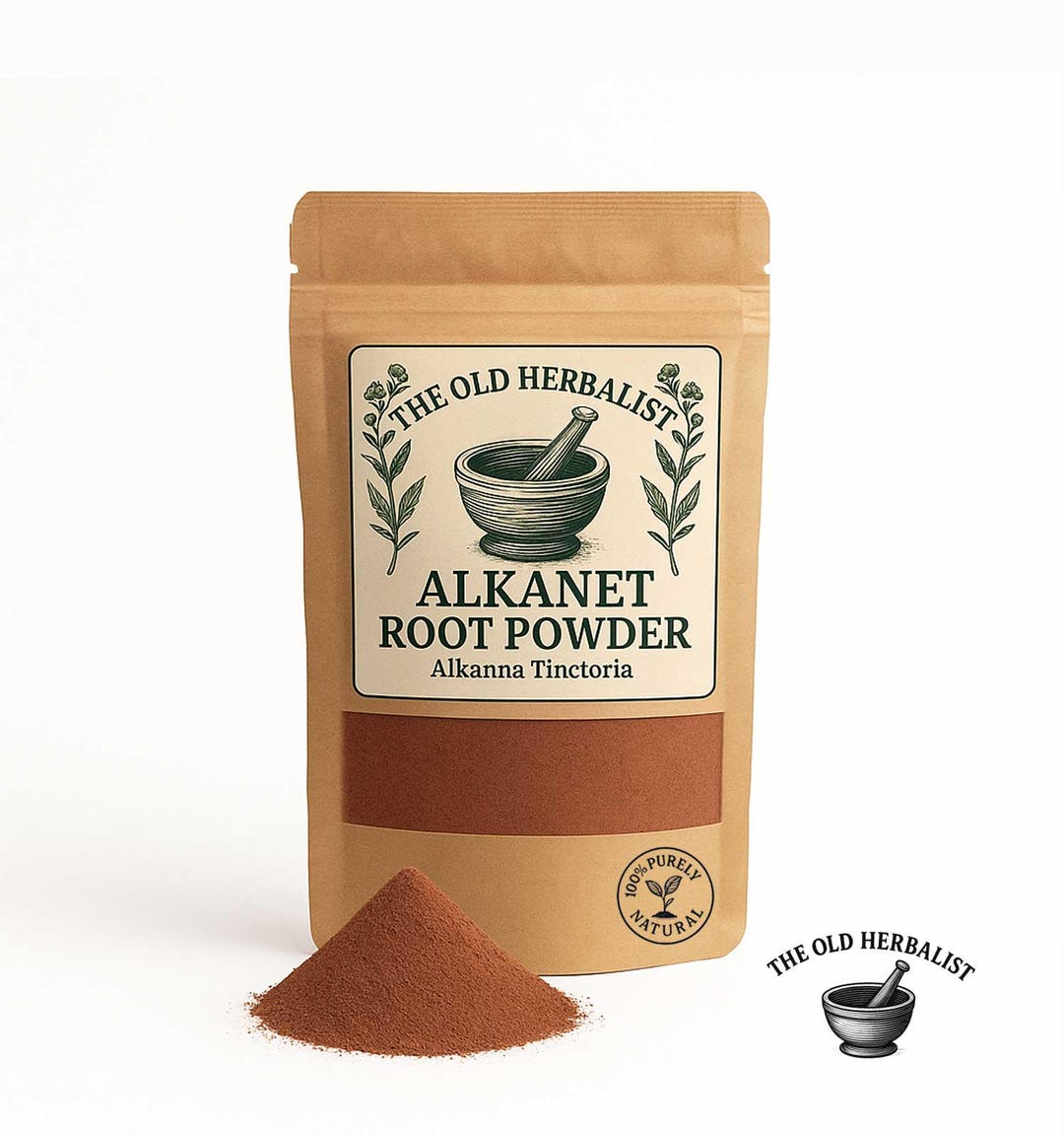 Alkanet Root Powder | Alkanna Tinctoria | Dried Root Powder | Loose ...