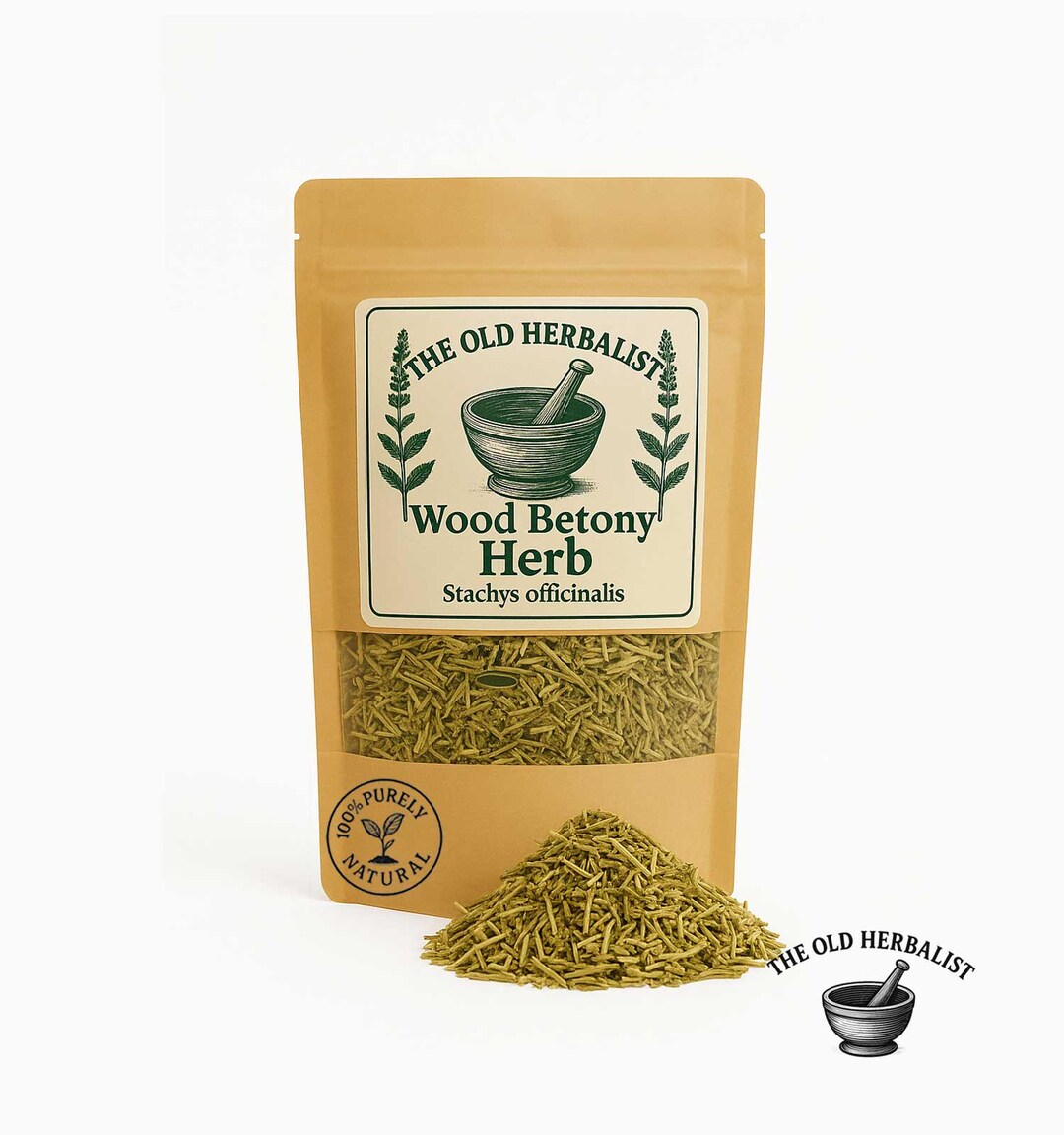 Wood Betony Herb | Stachys Officinalis | Loose Leaf Dried Betony ...