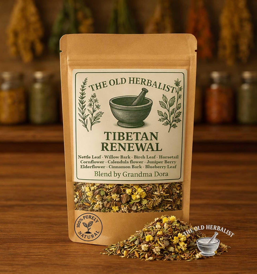 Mistura de Chá de Ervas | Renovação Herbal | Chá a Granel da Montanha ...