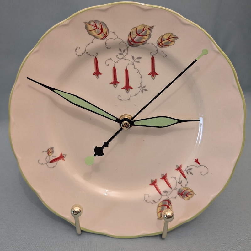 Ceramic Plate Clock - Etsy UK
