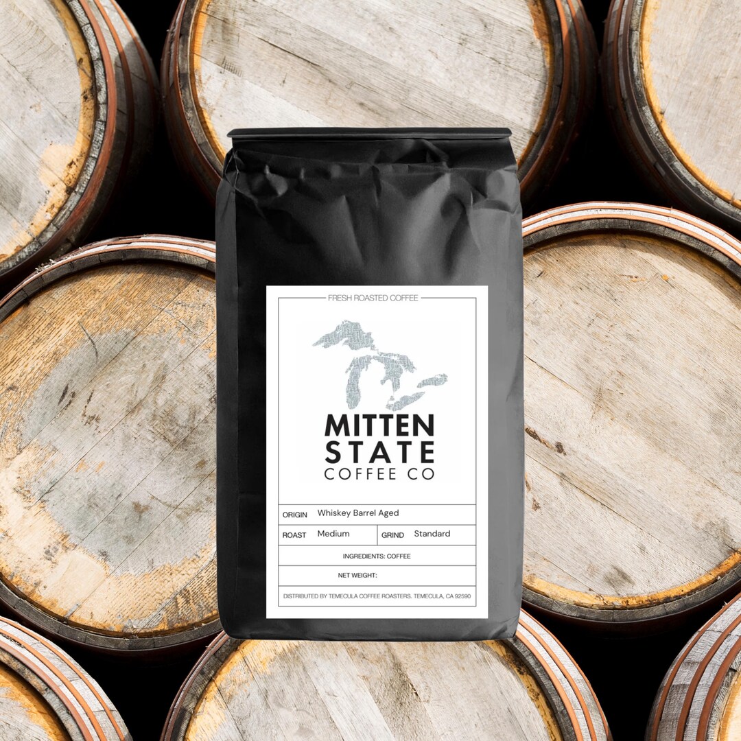 Whiskey Barrel Aged, Medium Roast Coffee - Etsy