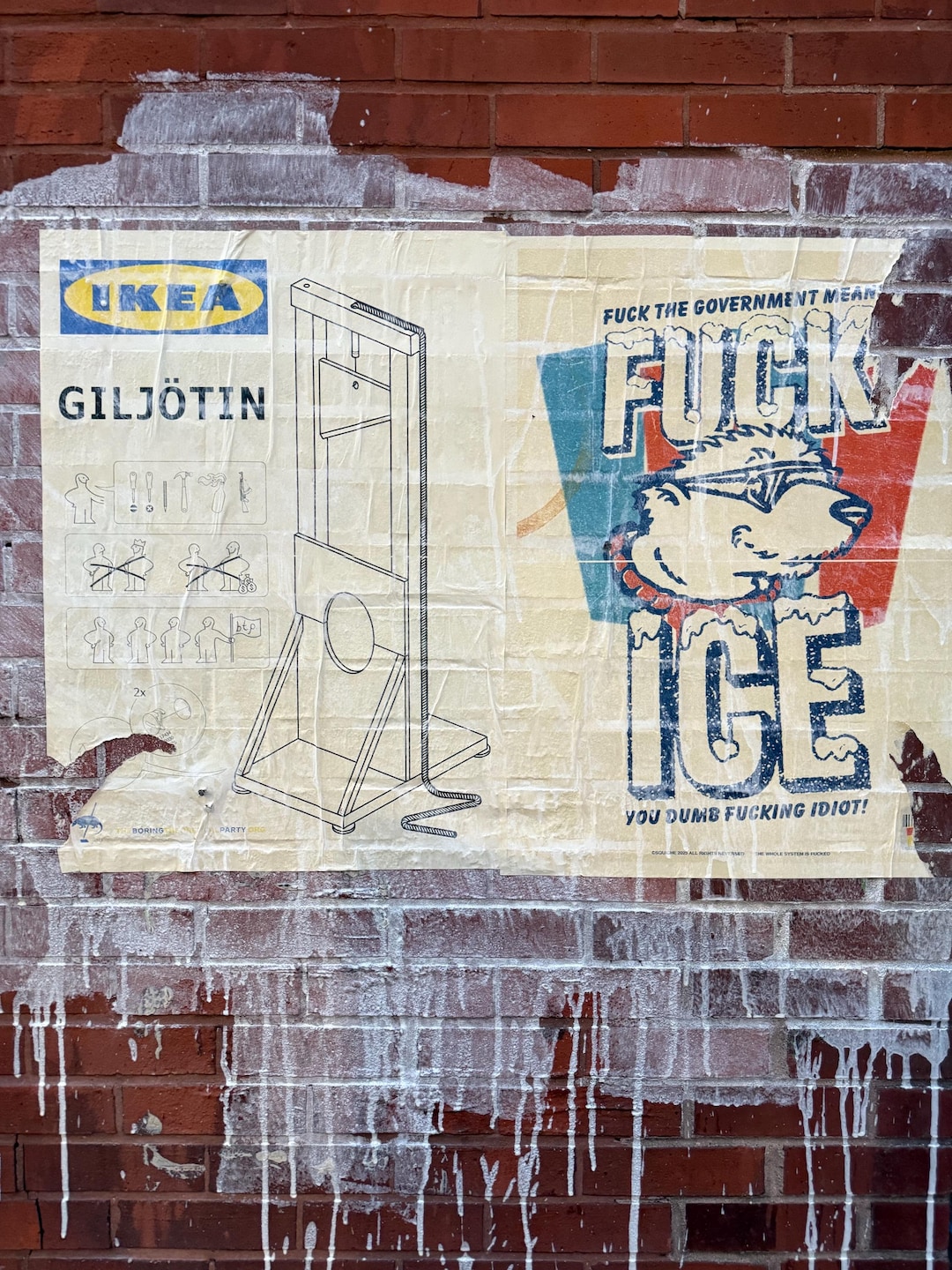 Chicago Anti-ice Polar Bear Graffiti Digital Print, Political Protest ...