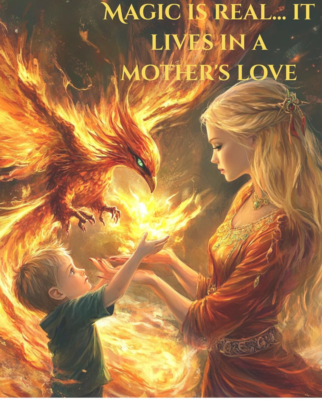 Dragon Family Art Print - Some Bonds Are Forged in Fire - Fantasy ...