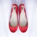 Red Ballet Shoes With Heart Shape Elehandmade Shoes - Etsy