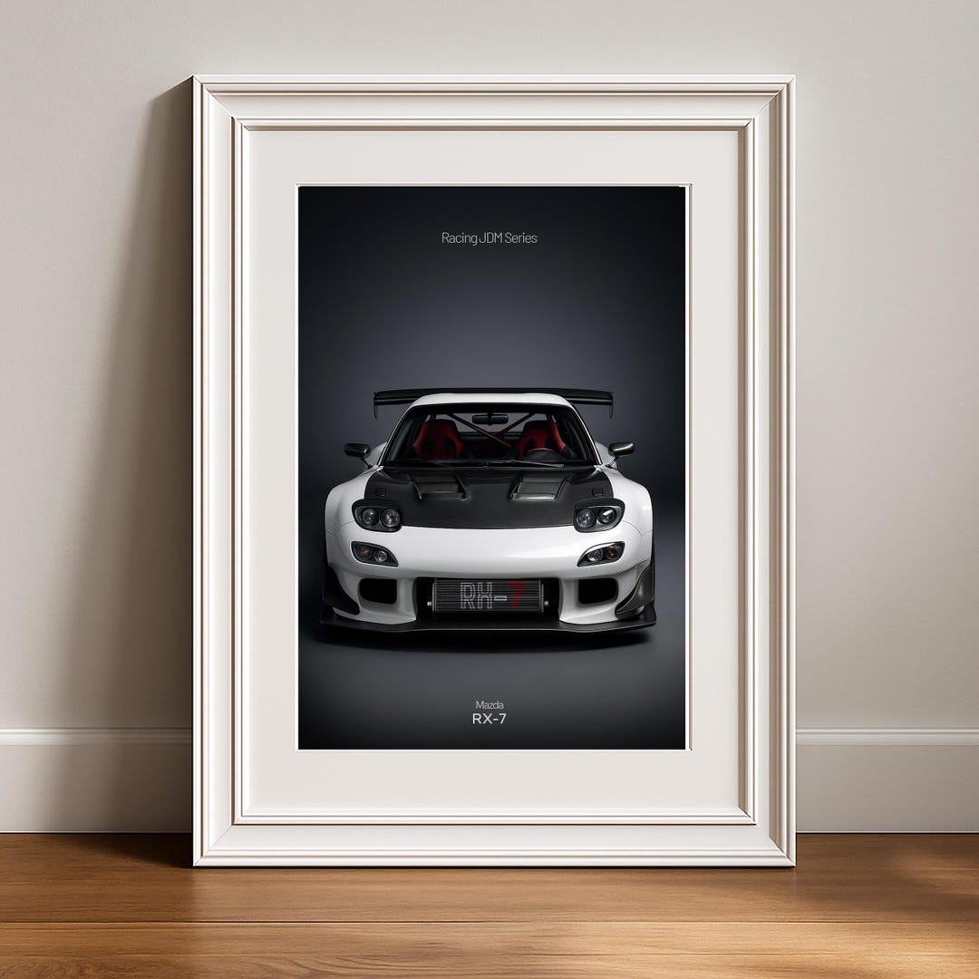 Mazda RX7 Photo, High-quality Wall Decor Picture, Classic JDM Racing ...