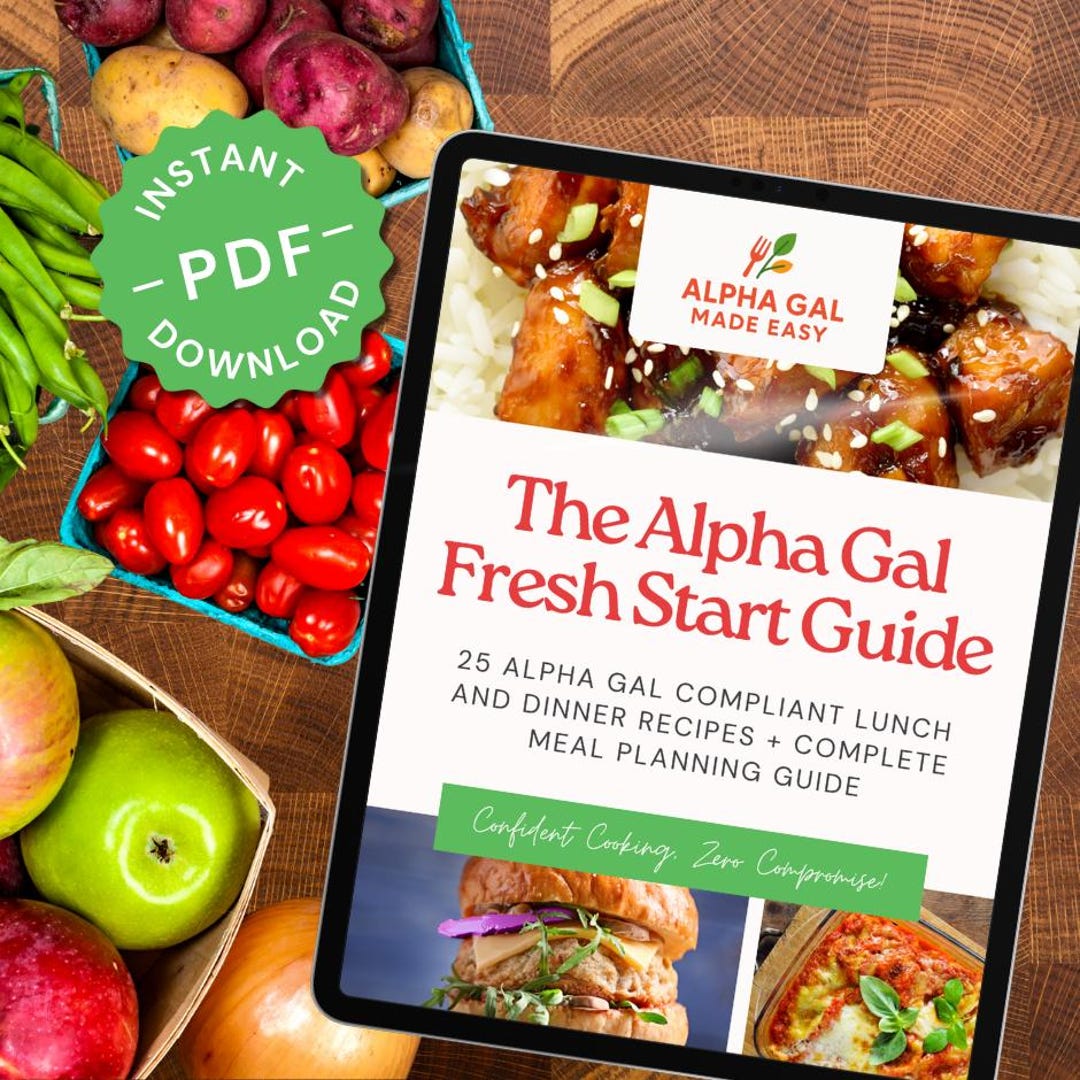 Alpha Gal Fresh Start Recipe and Meal Planning Guide - Etsy