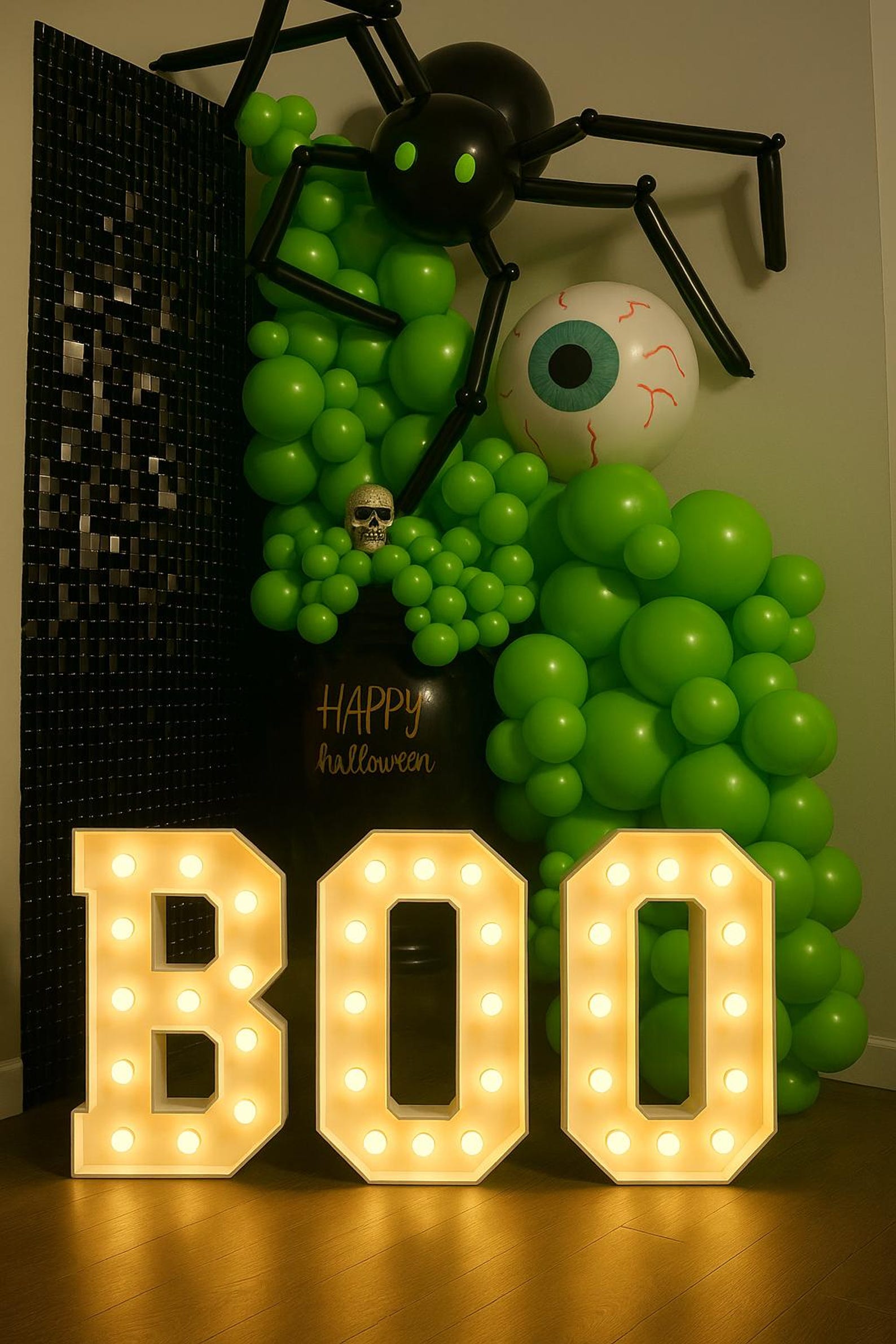 BOO Halloween Marquee Letters – Light up Party Decoration, Spooky ...