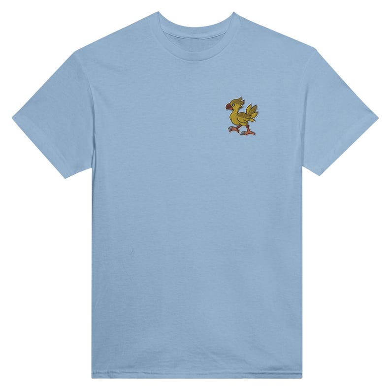Final Fantasy T-shirt | Embroidered Chocobo - Etsy
