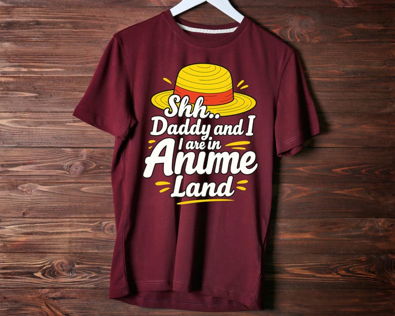 Anime Dad & Kid Design: Shh... Anime Land PNG (digital Download) - Etsy