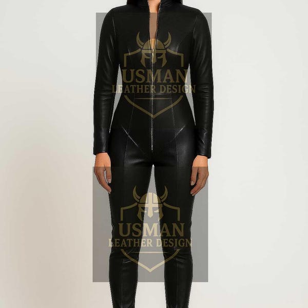 Leather Catsuit Womens - Etsy