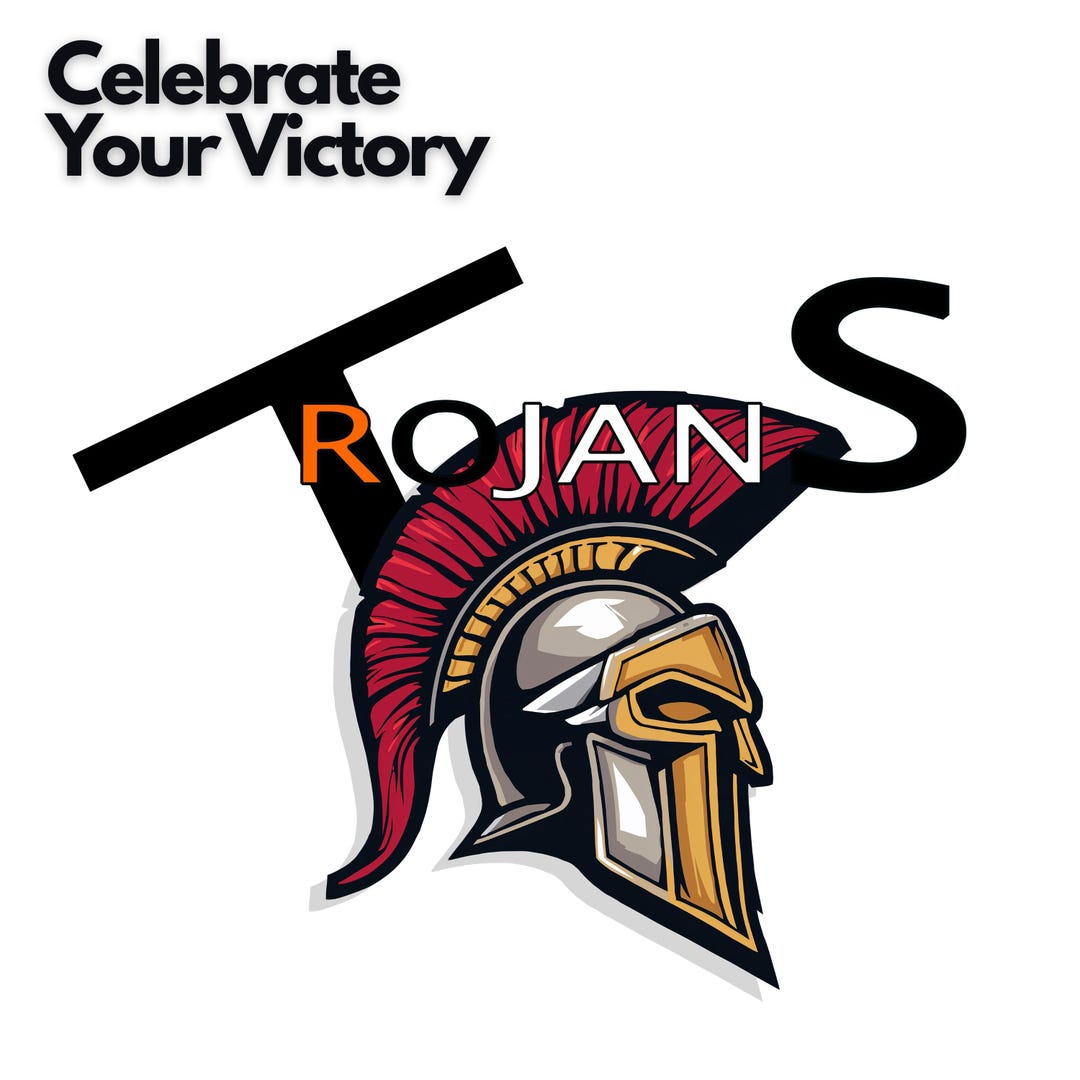 Trojan Helmet Warriors Spirit Digital PNG Graphic for T Shirt Printing ...