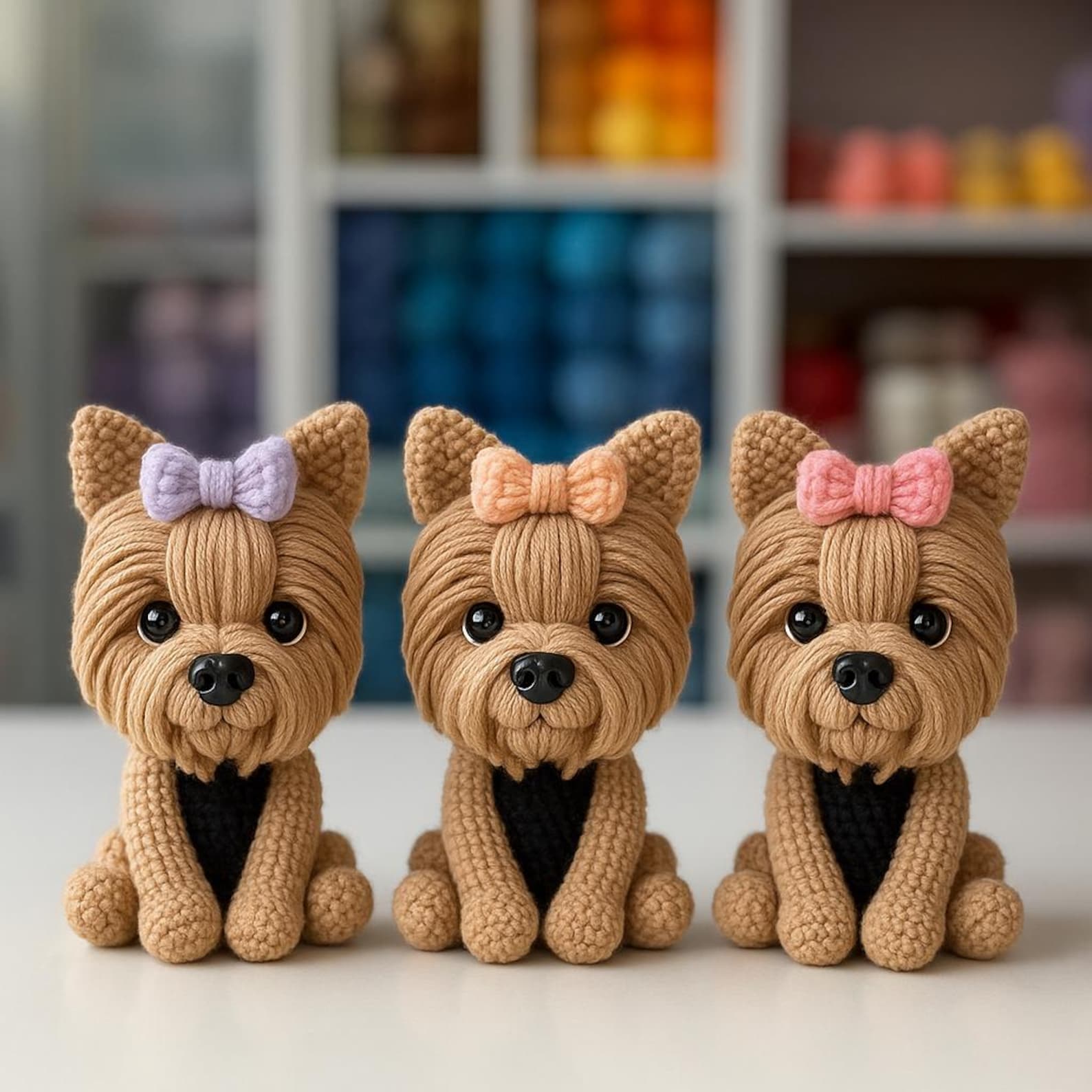Yorkie Dog Crochet Pattern PDF | Amigurumi Yorkshire Terrier Tutorial ...