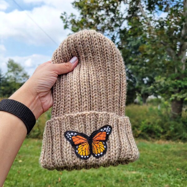 Hat With Butterflies - Etsy