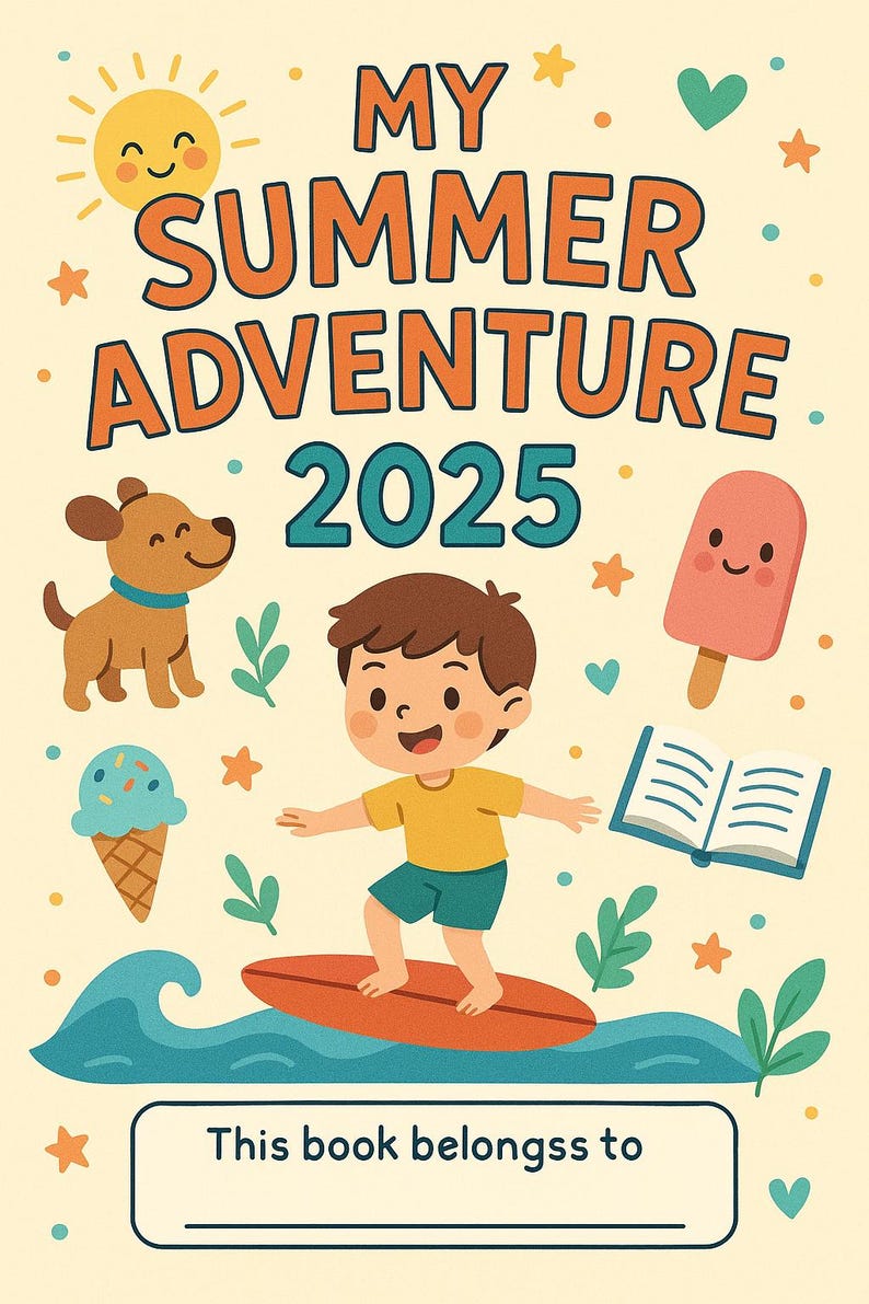 Summer Planning Calendar for Kids – Printable Activity Planner With ...