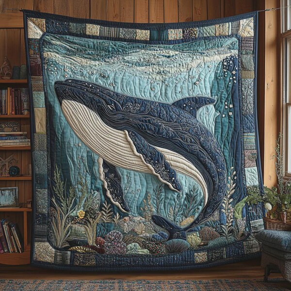 Sea Life Baby Quilt - Etsy
