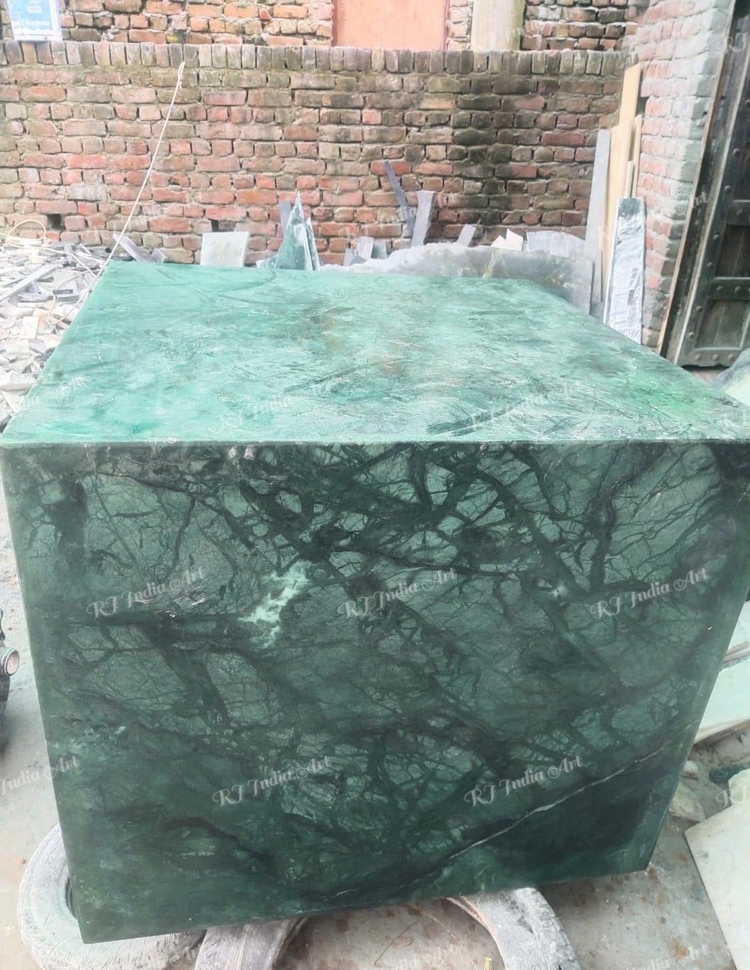 Green Jade Stone Counter Top – Handmade Natural Jade Kitchen Slab ...