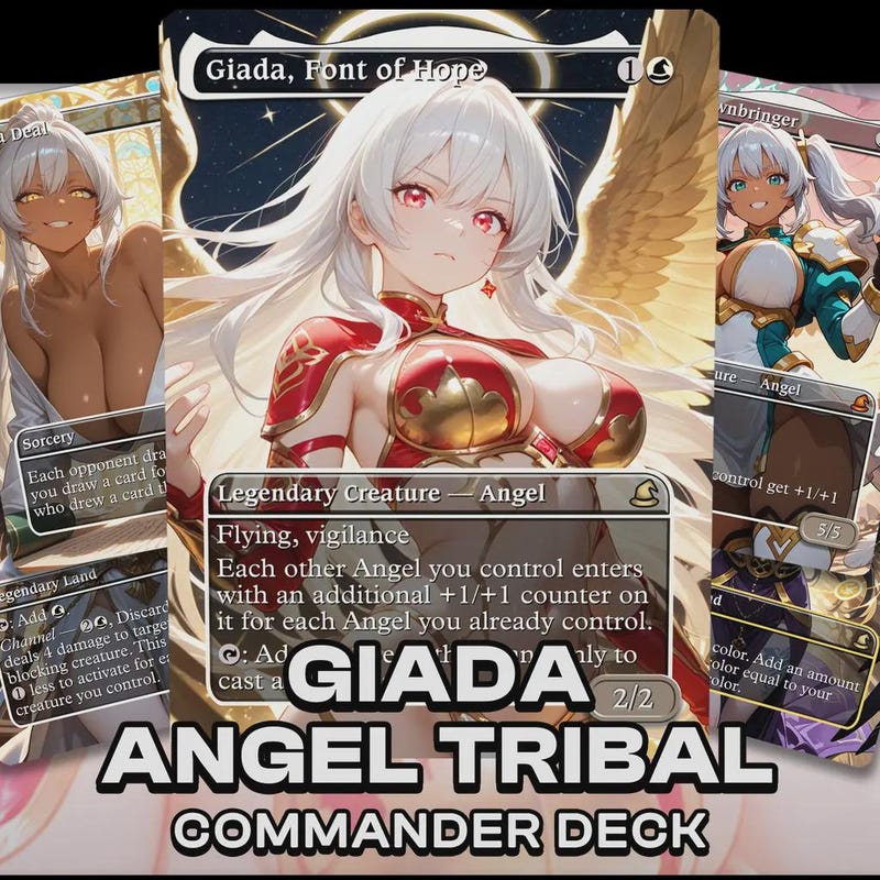 White Angel Deck Box - Etsy