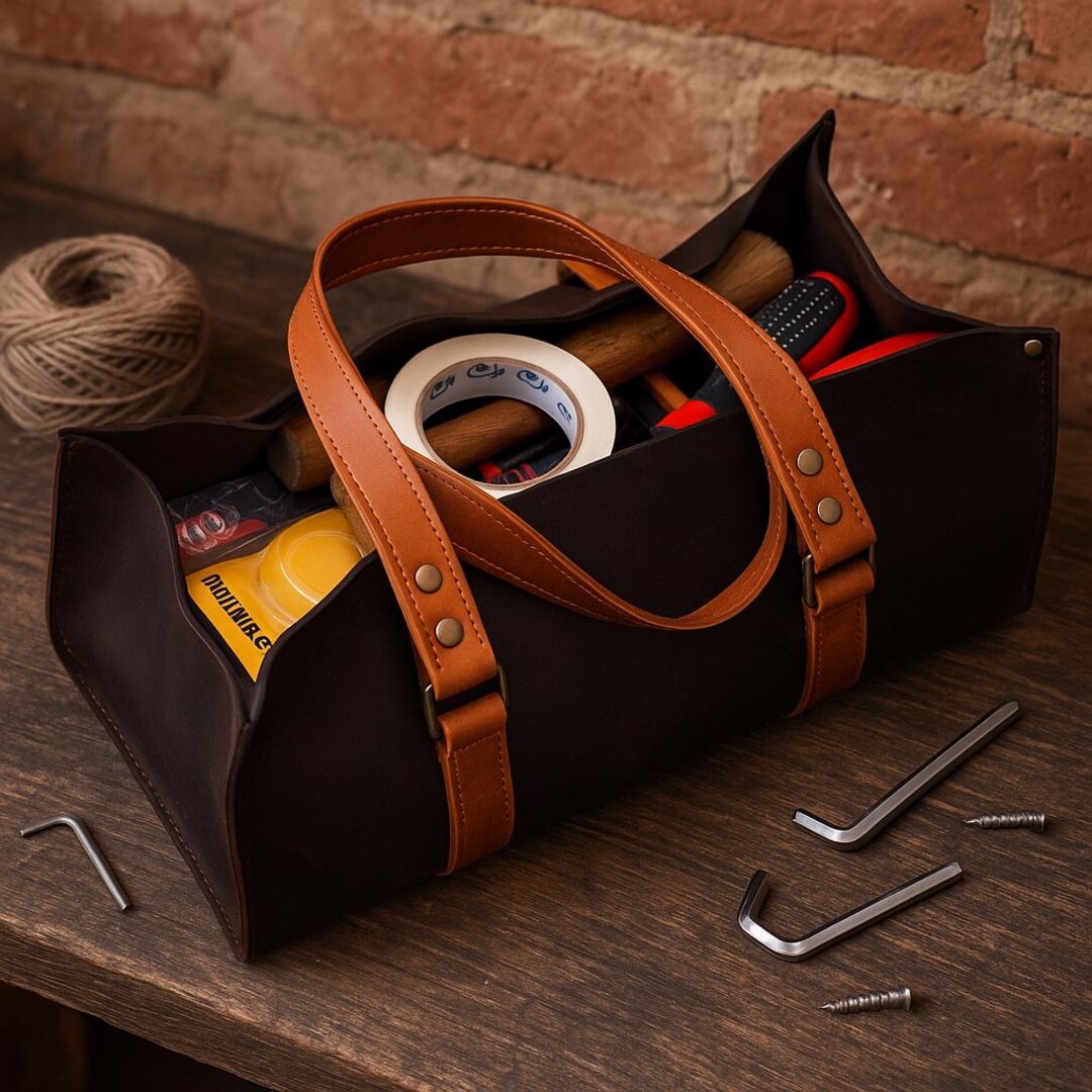 Tool Bag, Leather Tool Bag, Bag Organizer, Leather Organizer ...