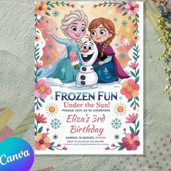 Frozen Pool Party - Etsy