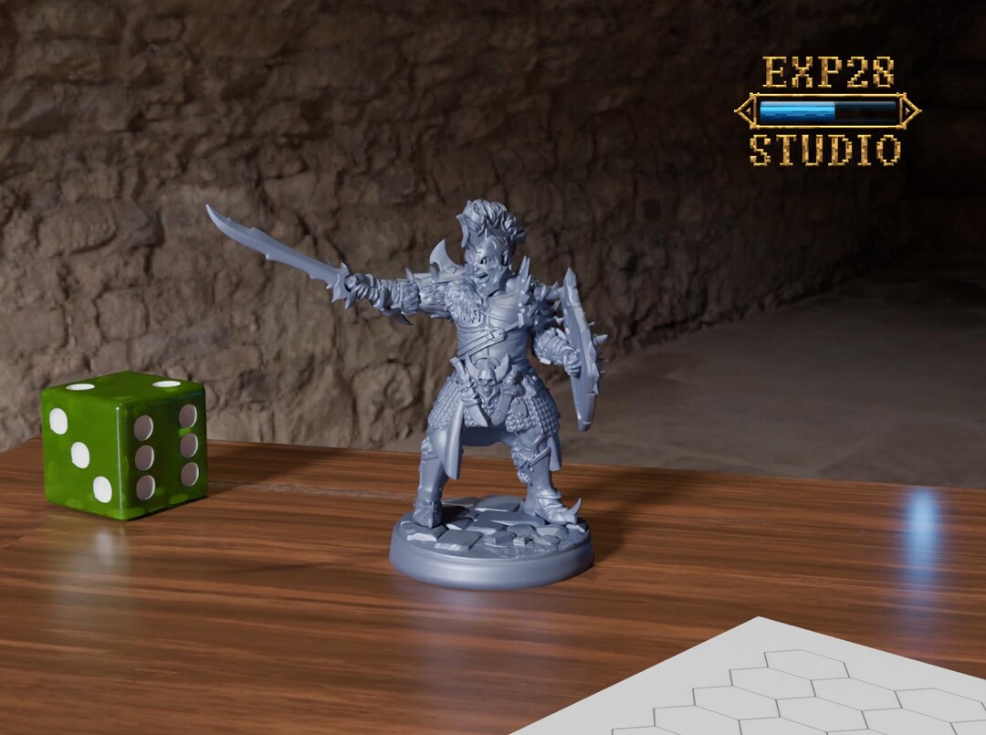 Hobgoblin Chief - Phandelver Miniature Set - for RPG Campaigns Like ...