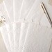 Embossed White Note Cards Set of 5 or 10 Cards, 4.25 X 5.50" Vintage ...