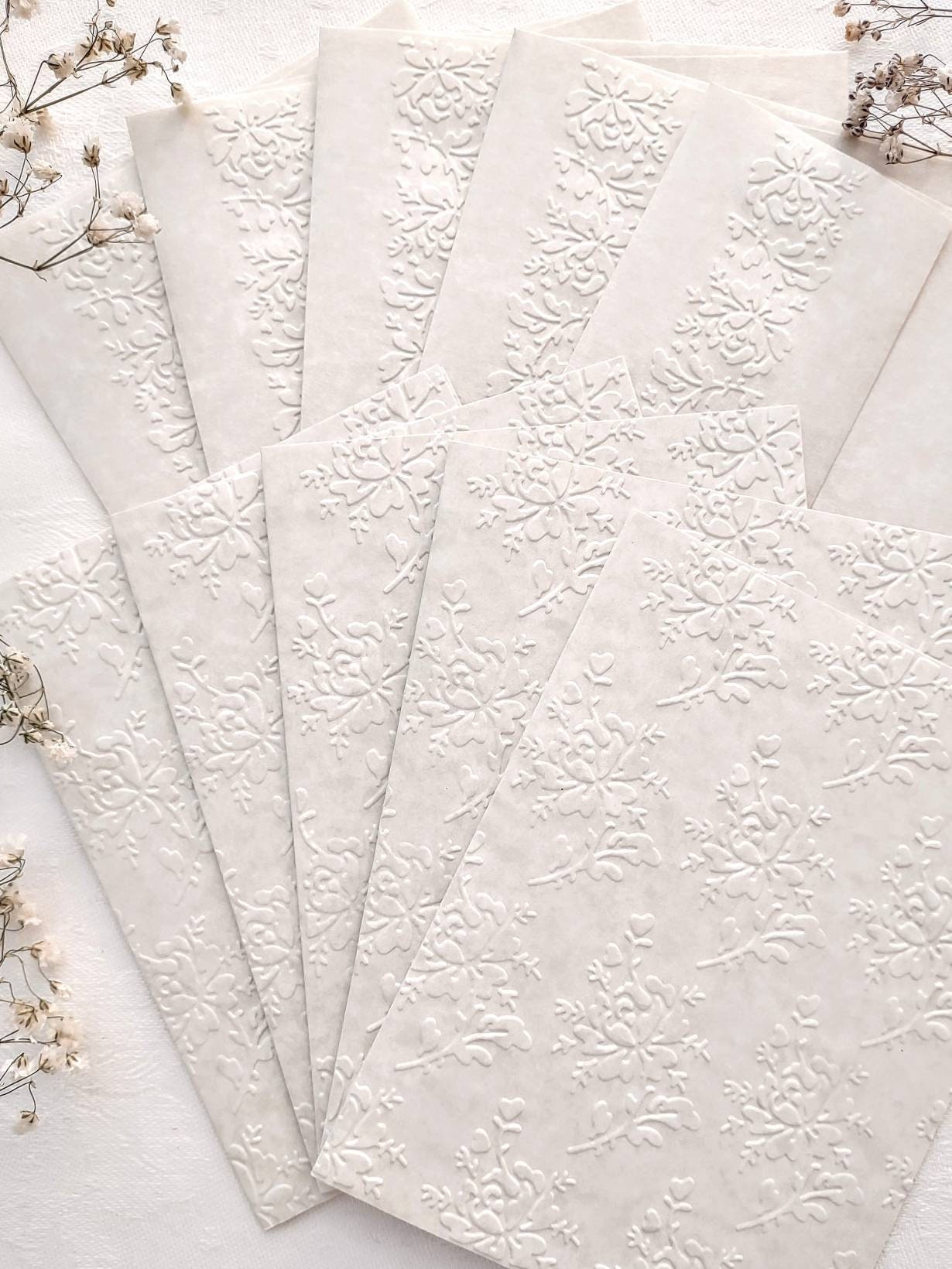 Rose Note Cards Embossed Notecards With Matching Envelopes - Etsy