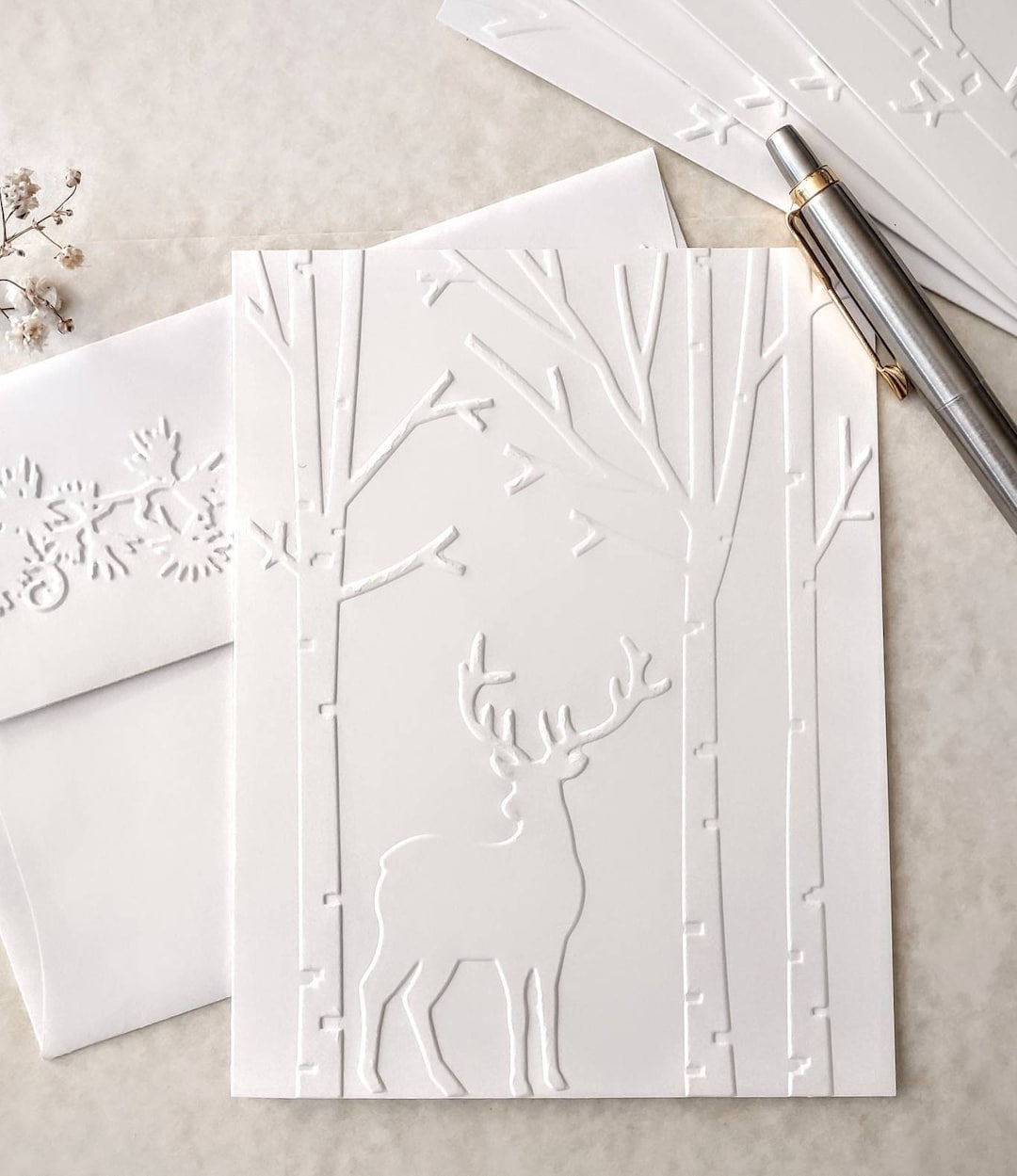 Deer Note Card, 5.5 X 4.25 Inches With Matching Envelope, Nature Cards ...