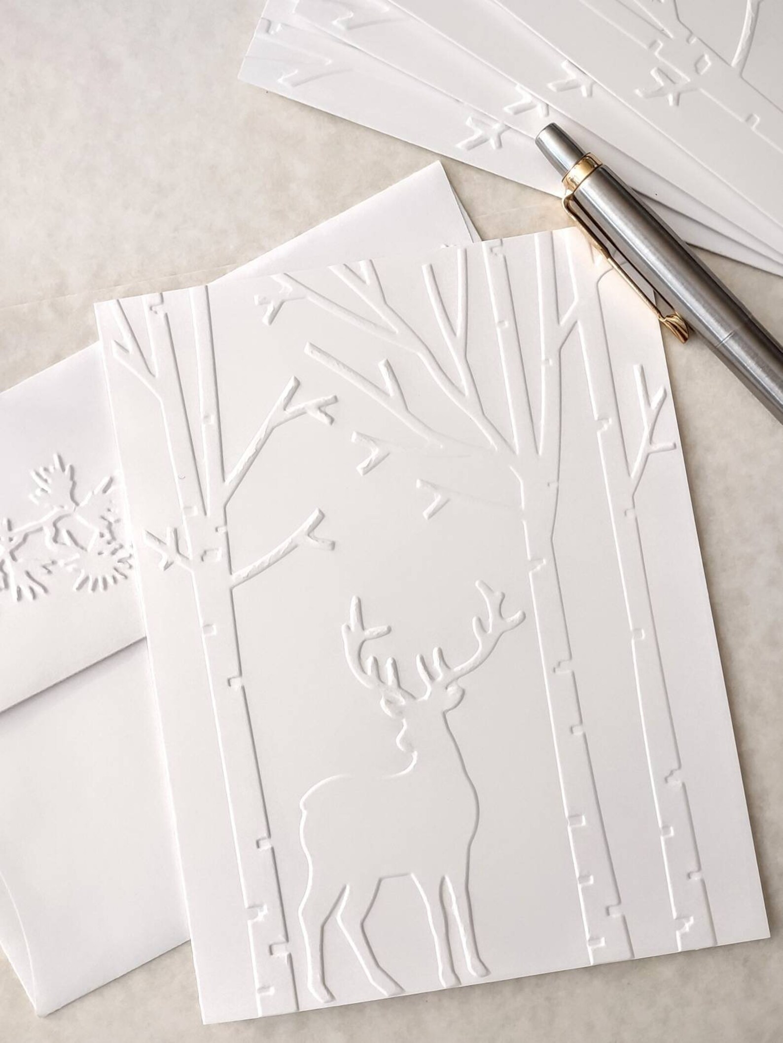 Deer Note Card, 5.5 X 4.25 Inches With Matching Envelope, Nature Cards ...