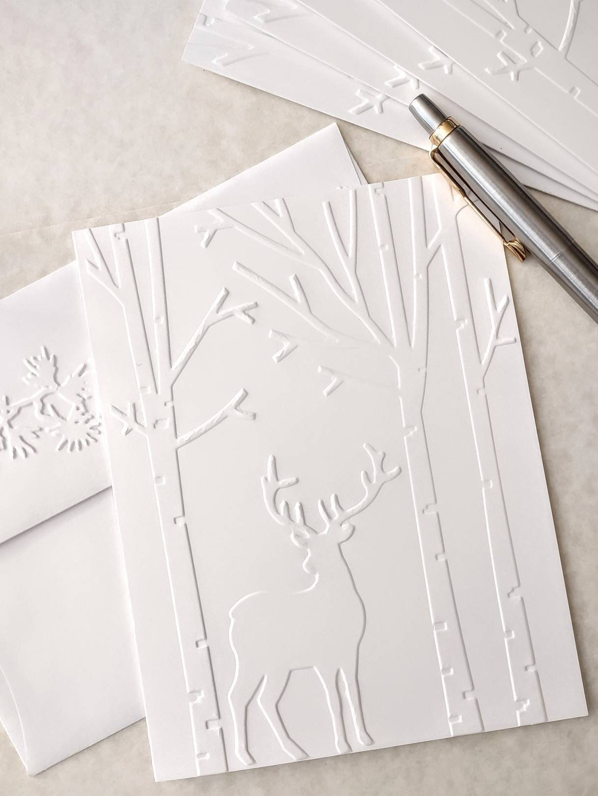 Deer Note Card, 5.5 X 4.25 Inches With Matching Envelope, Nature Cards ...