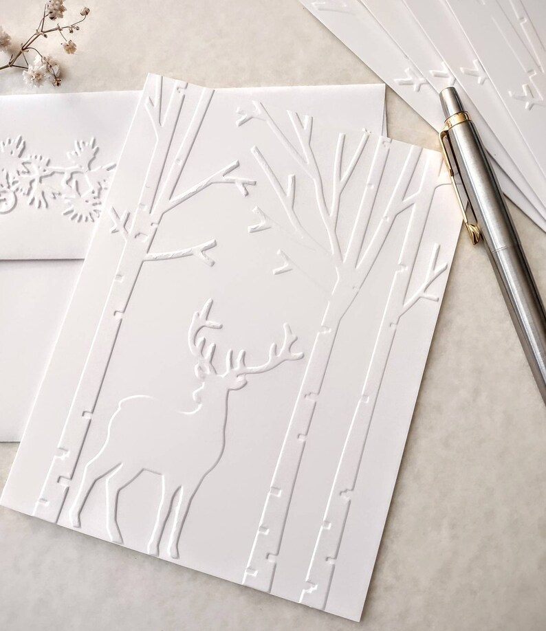 Deer Note Card, 5.5 X 4.25 Inches With Matching Envelope, Nature Cards ...