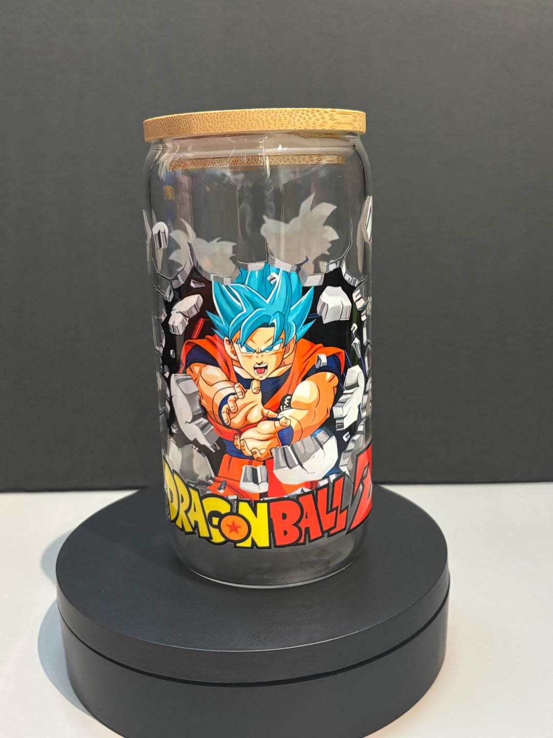 Dragon Ball-z 16oz Glass Cup - Etsy