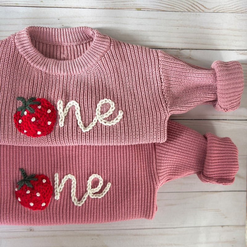 Strawberry Sweater - Etsy