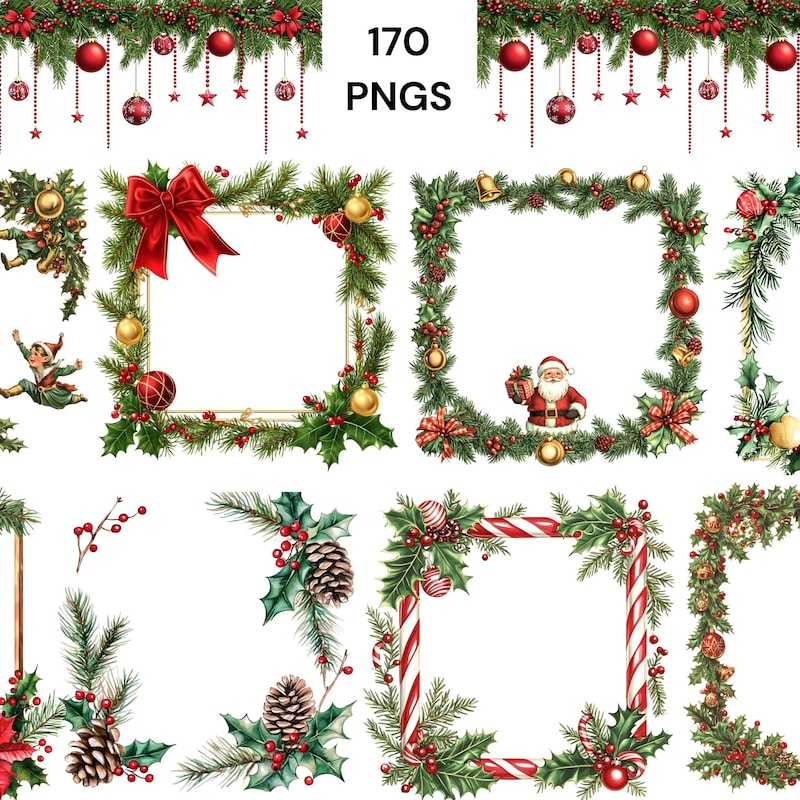 Christmas Card Frames - Etsy