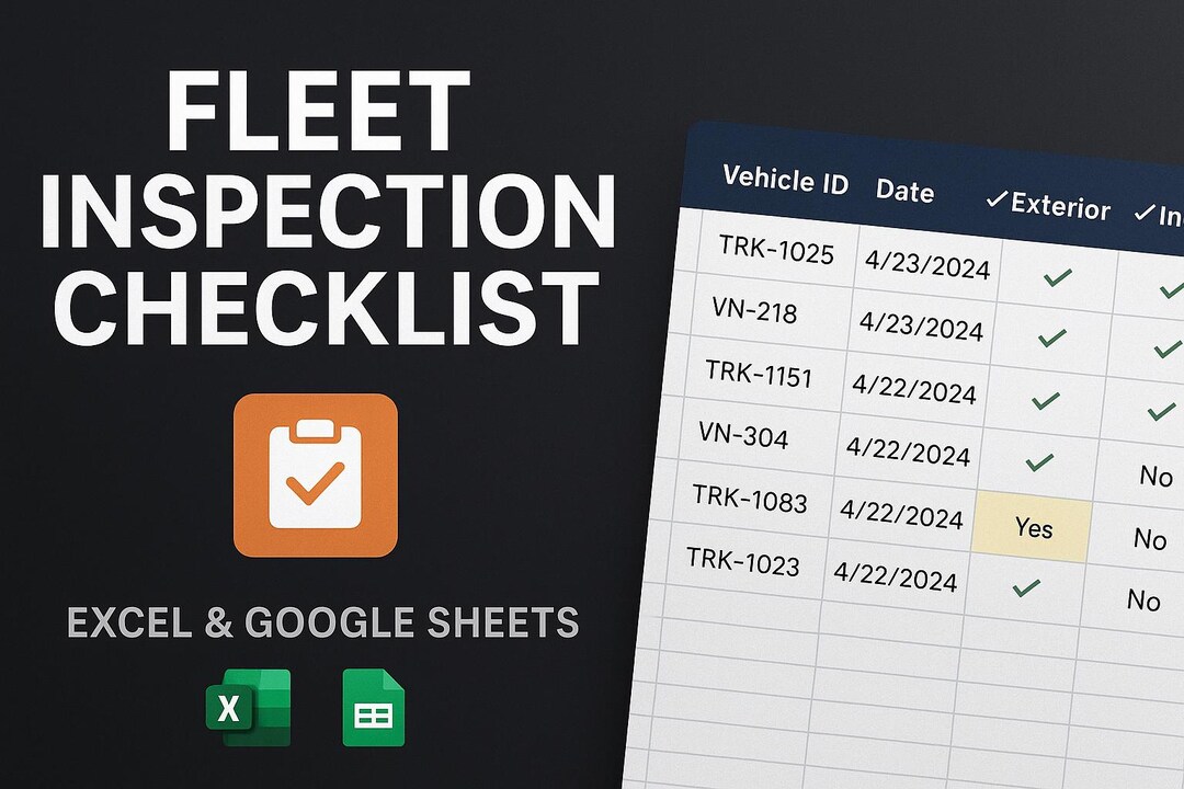 Fleet Inspection Checklist | Digital Vehicle Safety Log for Daily ...