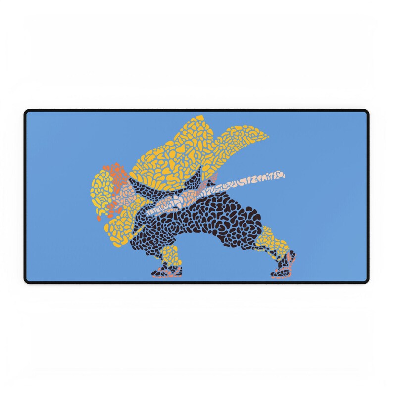 Zenitsu Desk Mat, Demon Slayer Anime Mouse Pad, Gaming Pad, Japanese ...