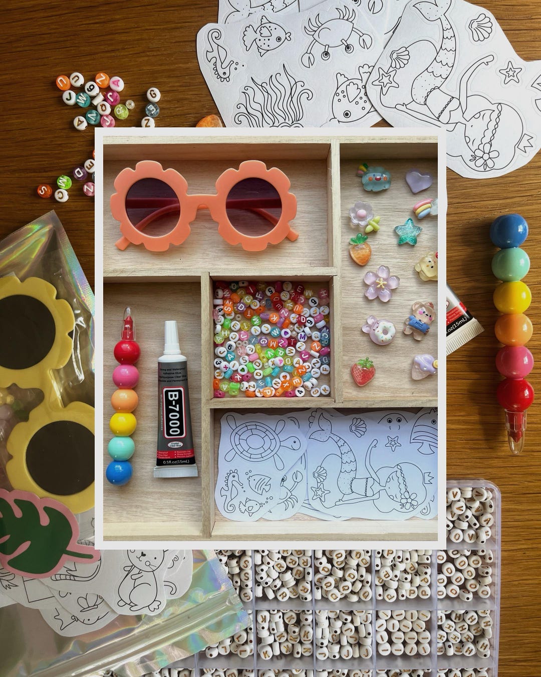 DIY Summer Sunglasses Art Kit for Kids - Etsy