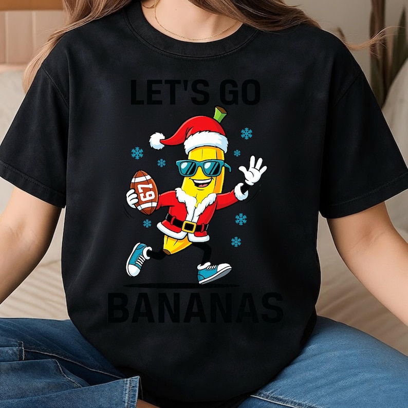 Let’s Go Bananas PNG, Funny Banana Mascot, Sports Banana Clipart, Retro ...