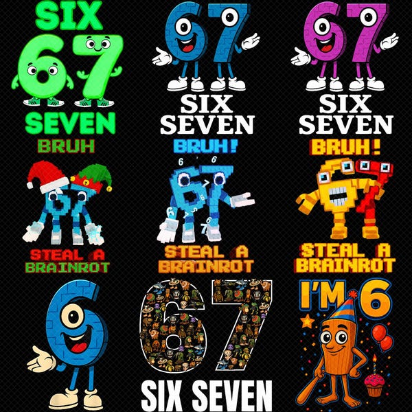 67 Brainrot Drawing - Etsy