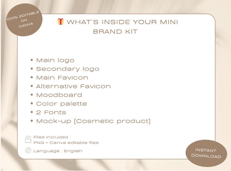 Mini Branding Kit Canva – Logo + Moodboard + Palette – Raw & Organic ...