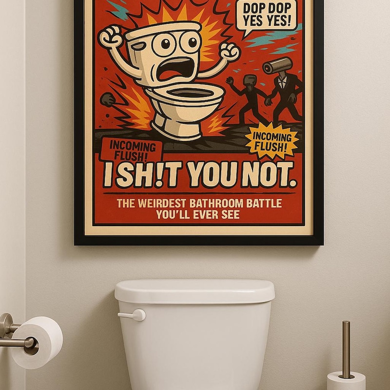 Skibidi Posters - Etsy UK