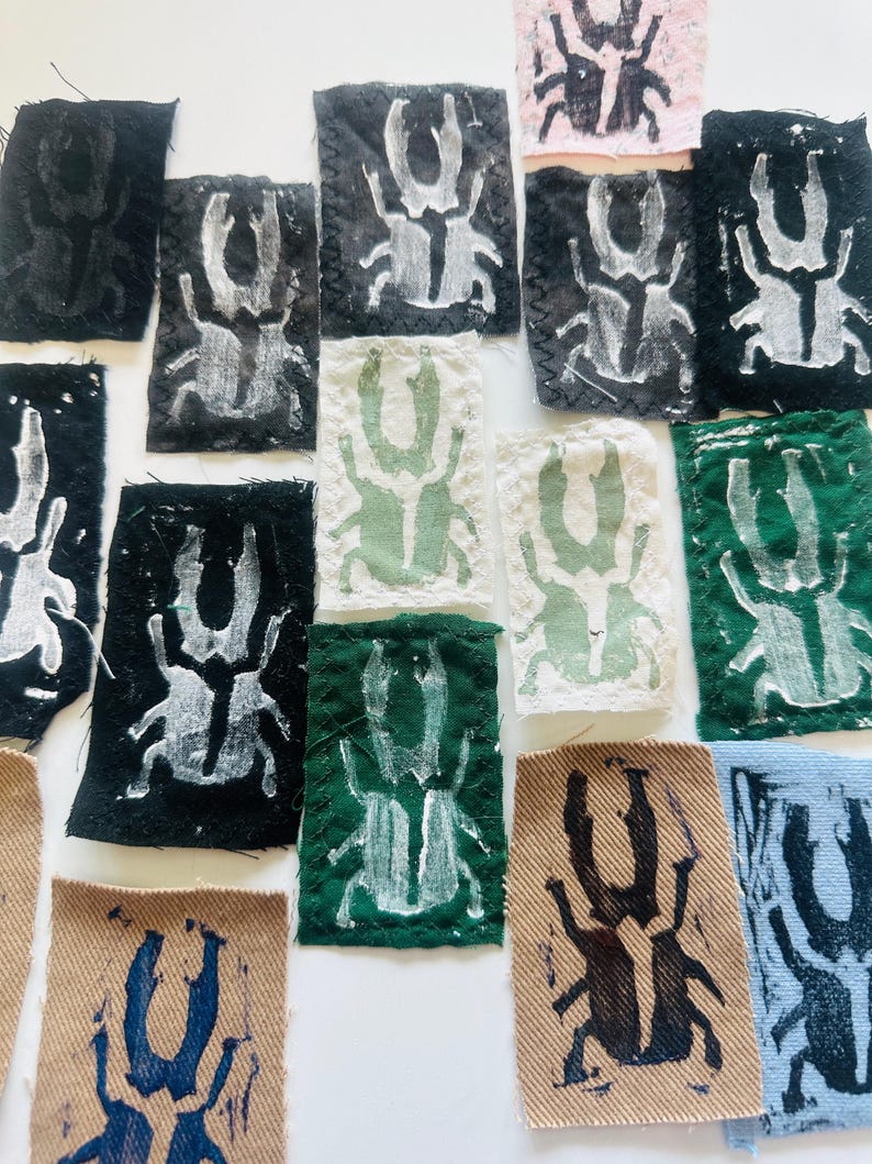 Naturepunk Patches Beetles - Etsy