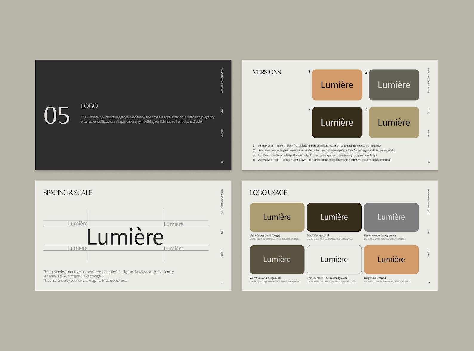 Fashion Brand Guidelines Template: Minimalist Brand Book (canva & Figma ...