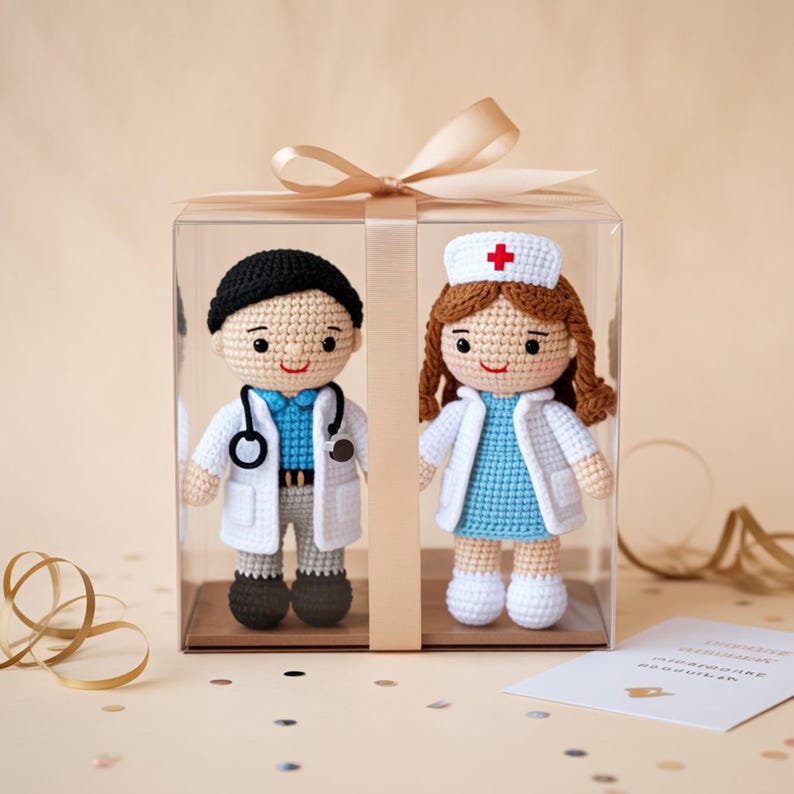 Crochet Doctor and Nurse Amigurumi Pattern (PDF Download) - Etsy