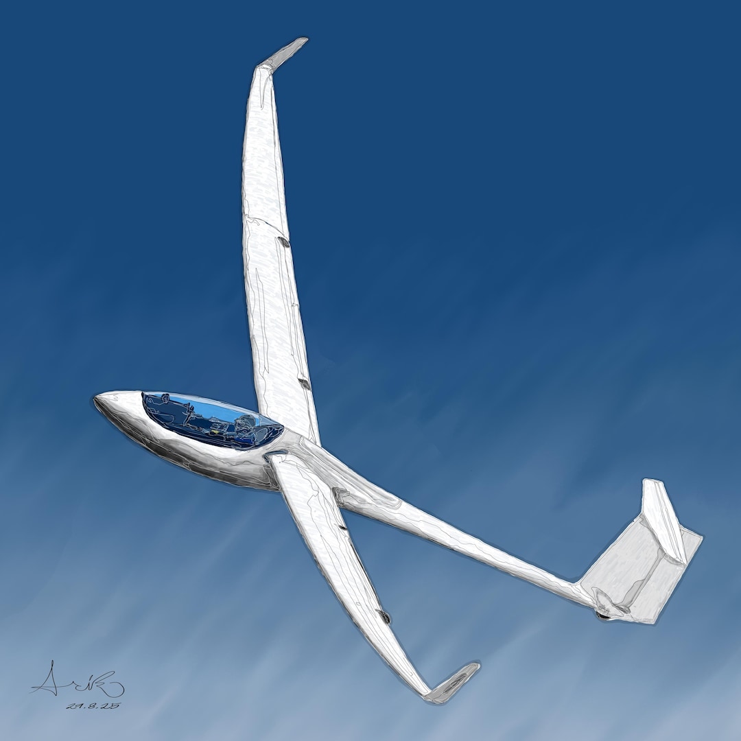 Hand-painted Hot Air Glider, Acrylic Cube Art: Aircraft Fine Art - Etsy