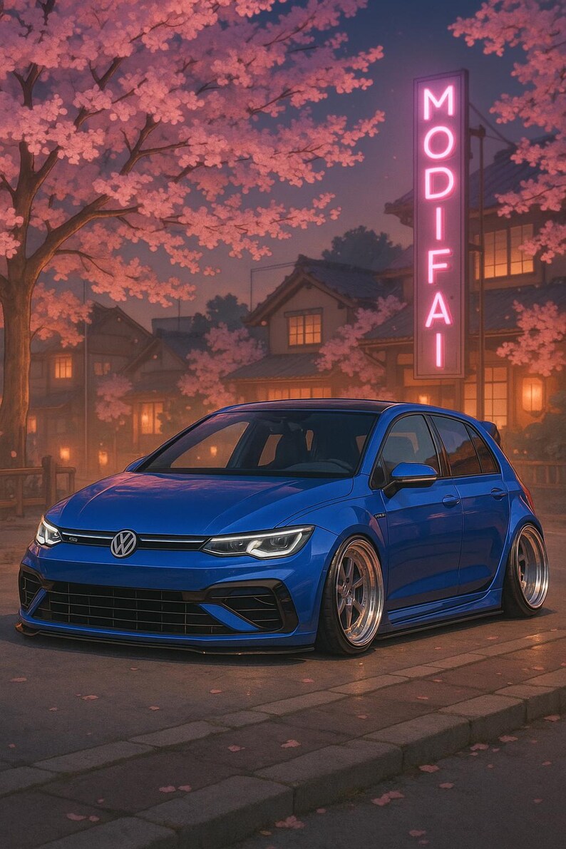 AI Car Wallpapers | Widebody JDM Anime Car Backgrounds | Cherry Blossom ...